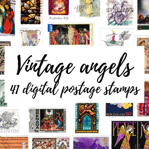 Angel Postcard - Etsy