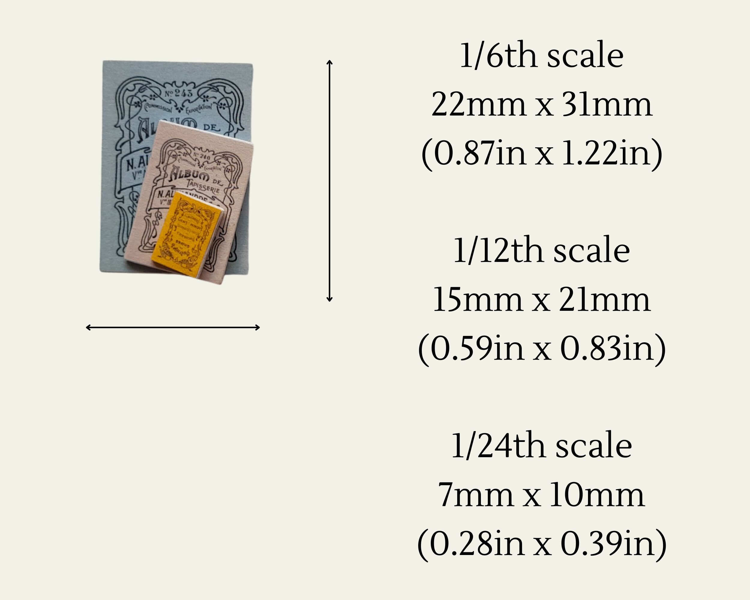 Printable Vintage French Tapestry Pattern Books, Dollhouse Scale Sewing ...