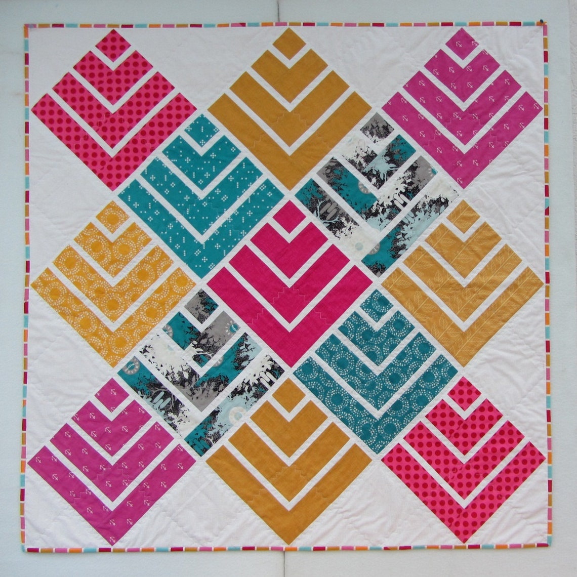 Jelly on Point - Modern Quilt Pattern - Quilts Patchwork Sewing Jelly ...