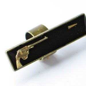 Gun Ring. Gun Shot Ring. Resin Ring, Modern Jewelry, Military Ring ...