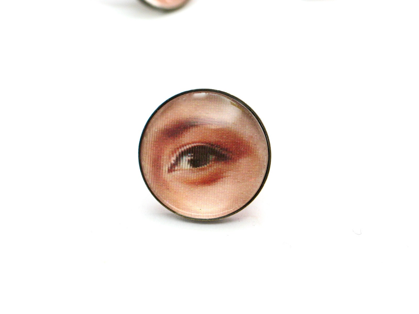 Winking eye. Smile ring Blinking Eye ring. 3D effect. | Etsy