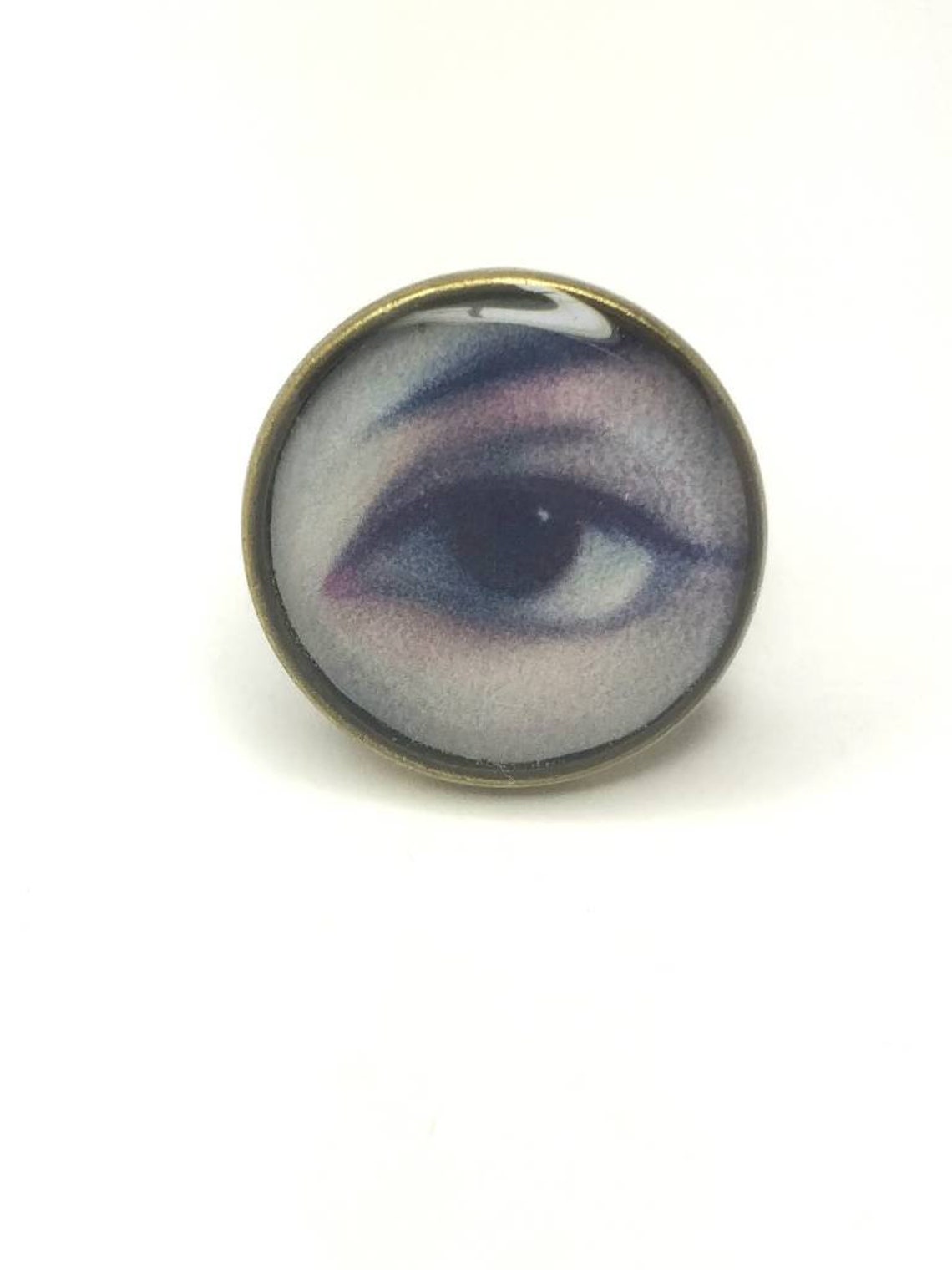 Lover's eye resin ring Eye ring. Modern Jewelry. Gift | Etsy