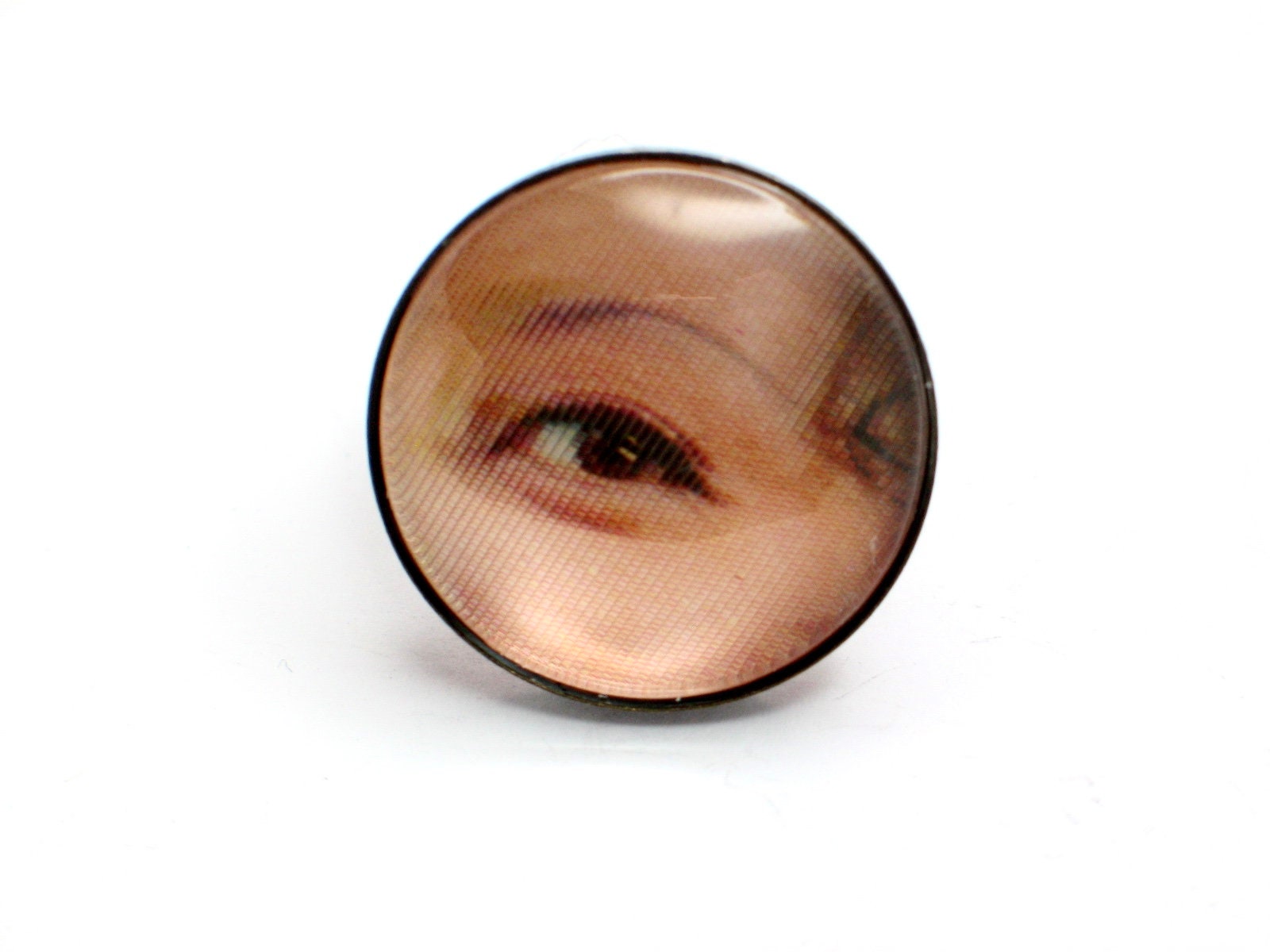 Winking Eye Blinking Eye Ring. 3D Effect. Vari-vue Lenticular | Etsy