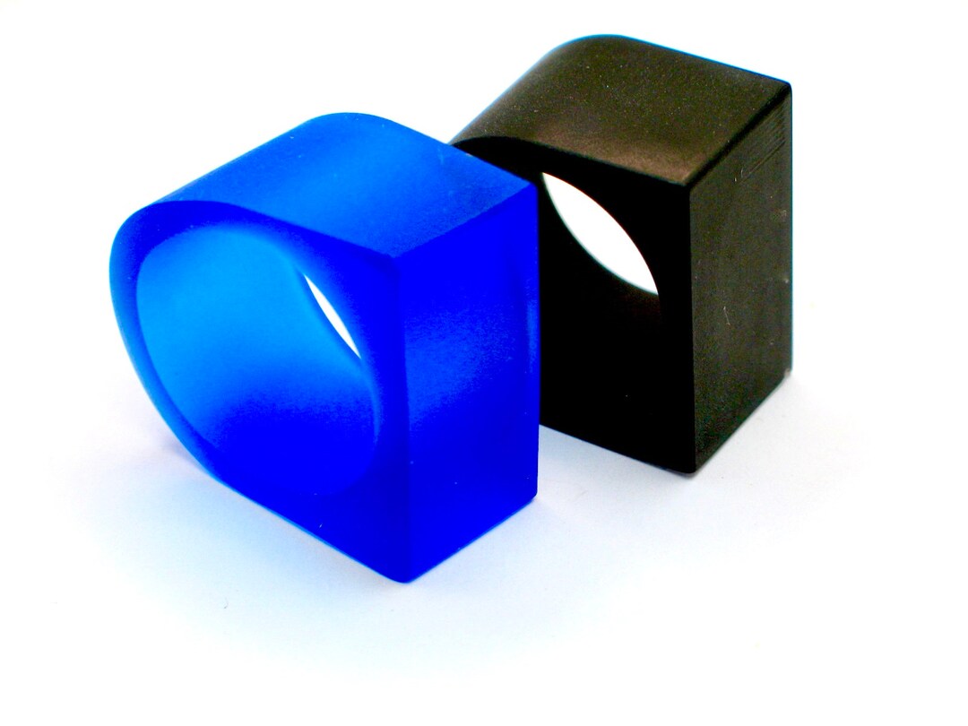 Resin Ring. Signet Ring. Resin Jewelry. Resin Rings Modern - Etsy