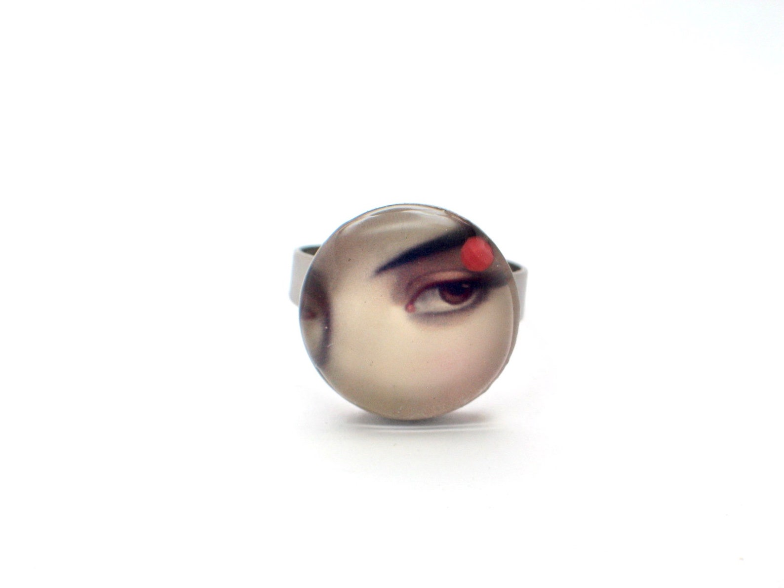 Lover's Eye Resin Ring Eye Ring. Modern Jewelry. Gift - Etsy