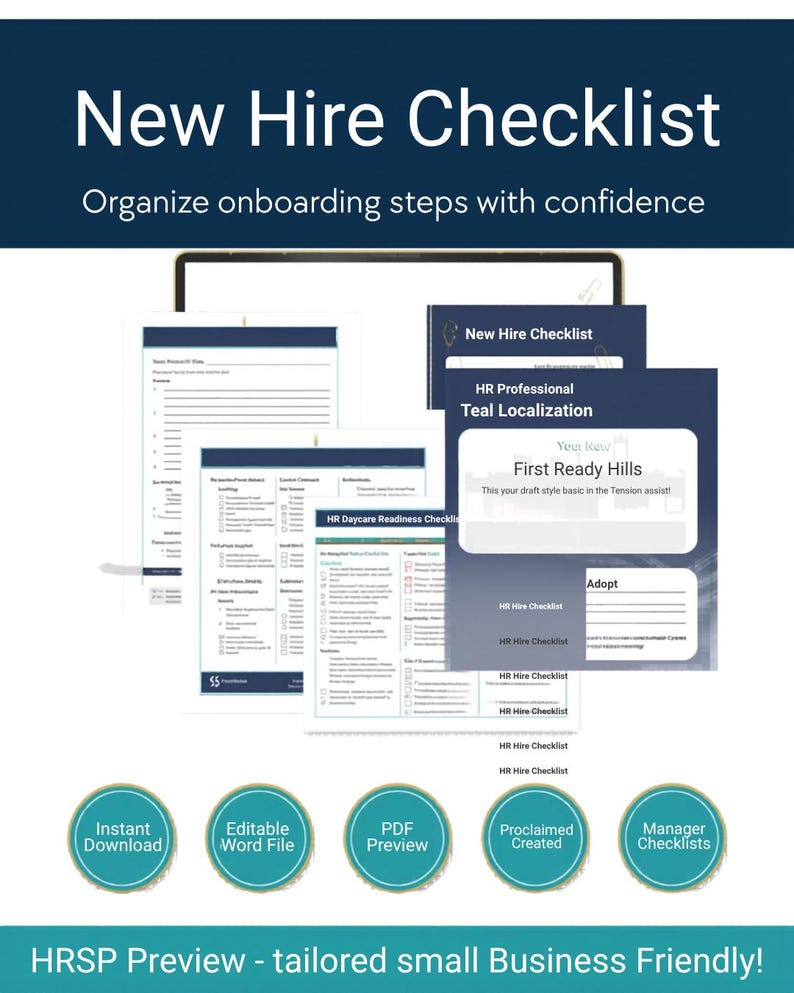 New Hire Checklist - Etsy UK