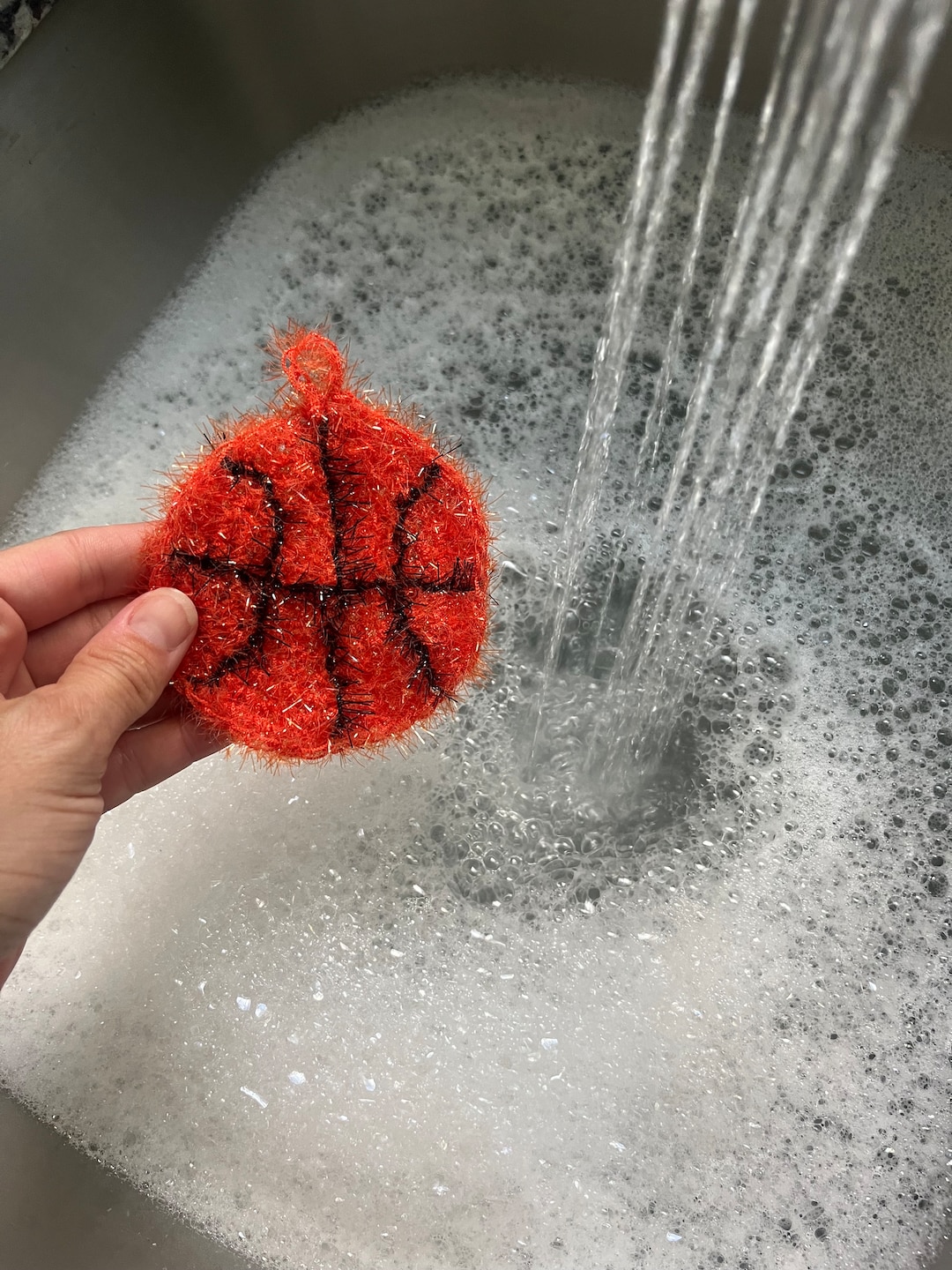 Basketball Dish Scrubby, Basketball, Sport Dish Scrubby, Basketball ...