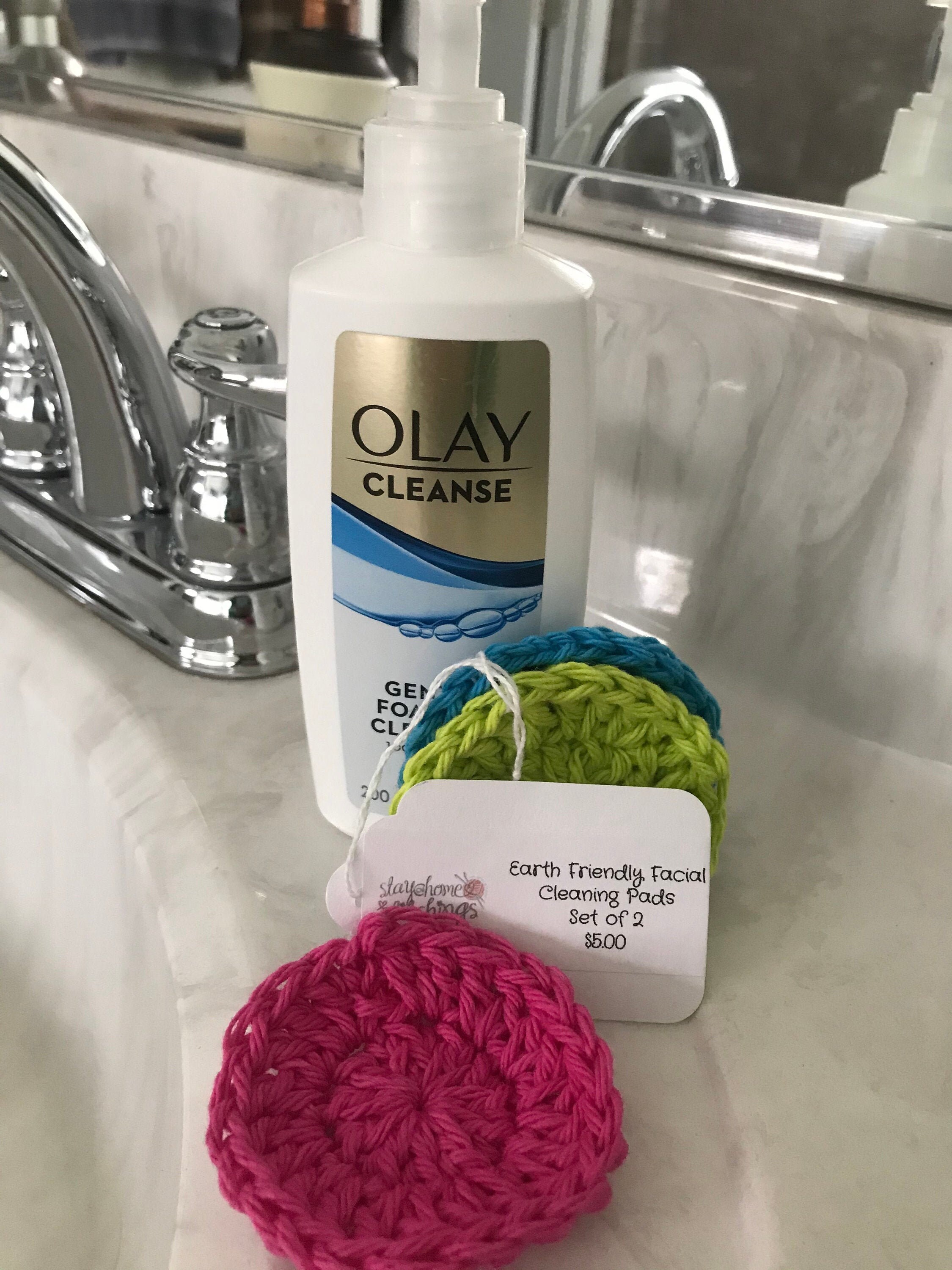 Earth Friendly Facial Cleaning Pads Set of 2 great Gift for - Etsy