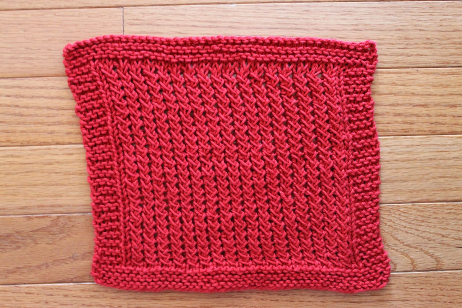 Knit PATTERN, Twisted Rib Stitch Dishcloth, Wash Cloth, Instant ...