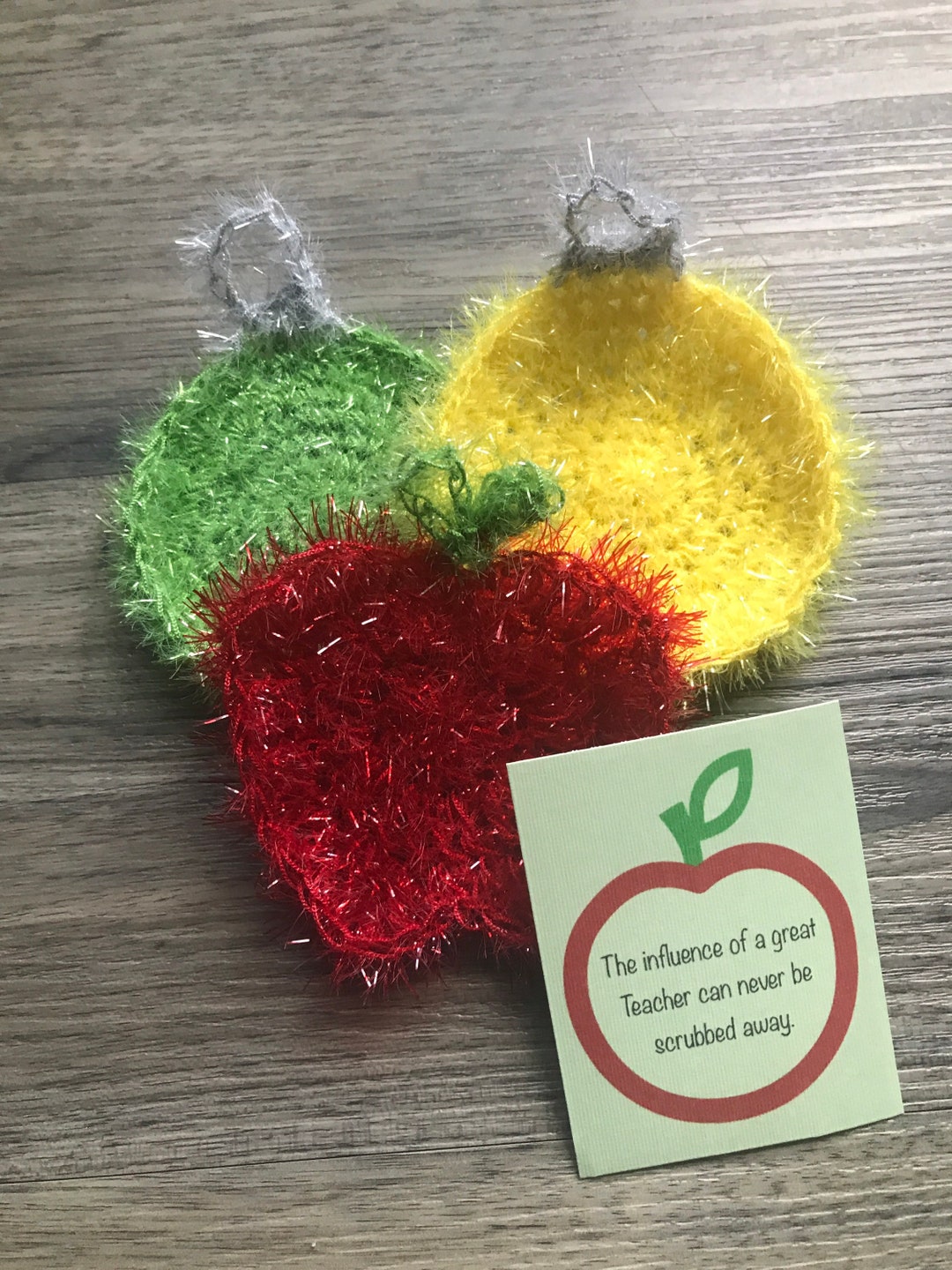 Teacher Appreciation Dish Scrubby Gift Set colors: - Etsy