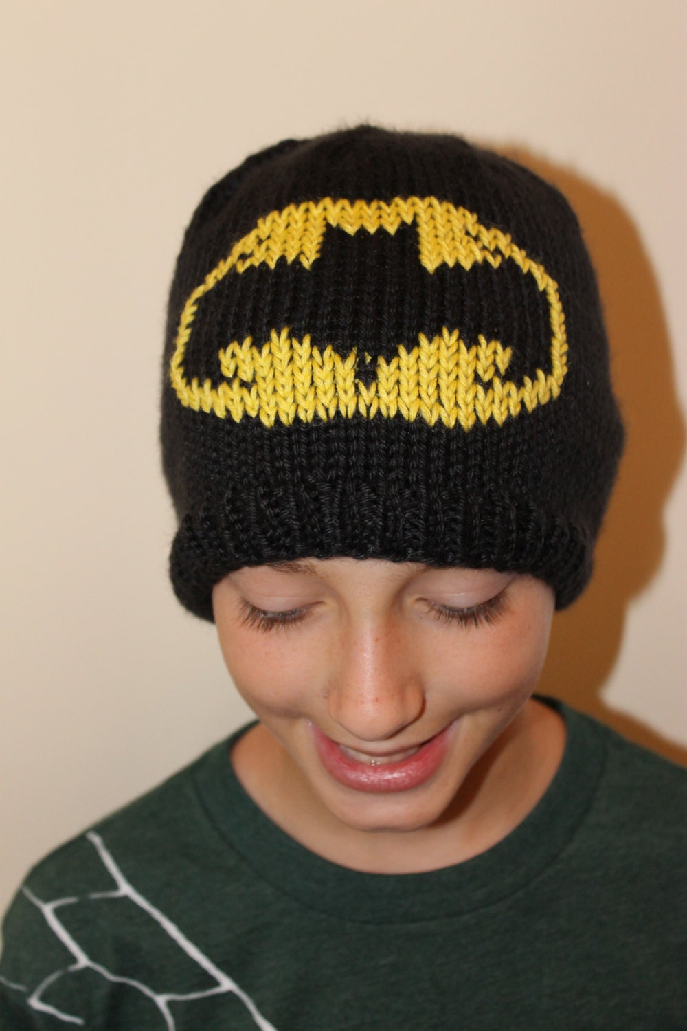 Knit PATTERN Knit Bat Hat Pattern Stocking Stuffer - Etsy