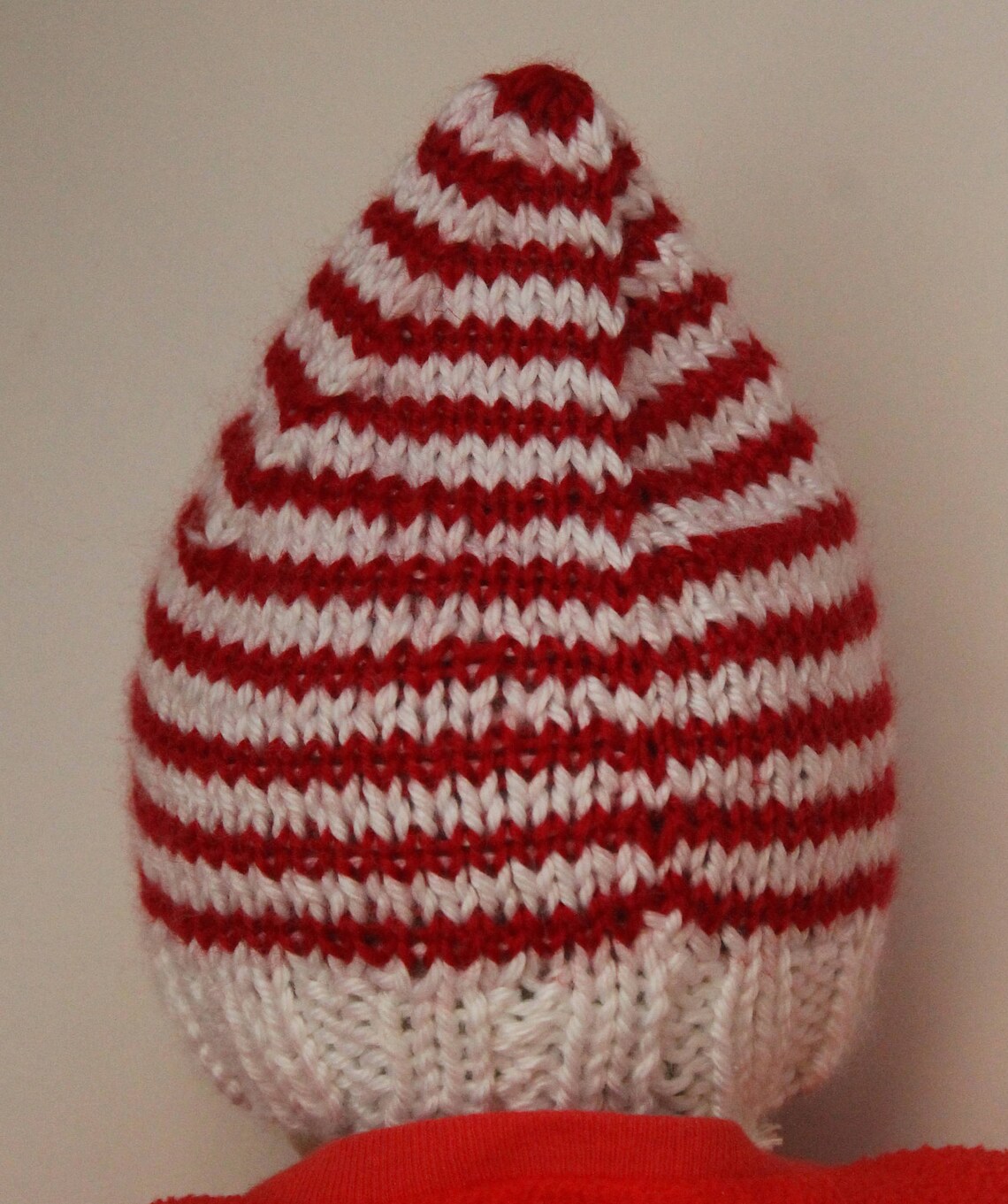 Knit Elf Hat Christmas Hat Red Elf Hatnewborn Elf Hat - Etsy