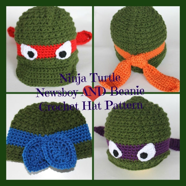 Ninja Turtle Hat - Etsy