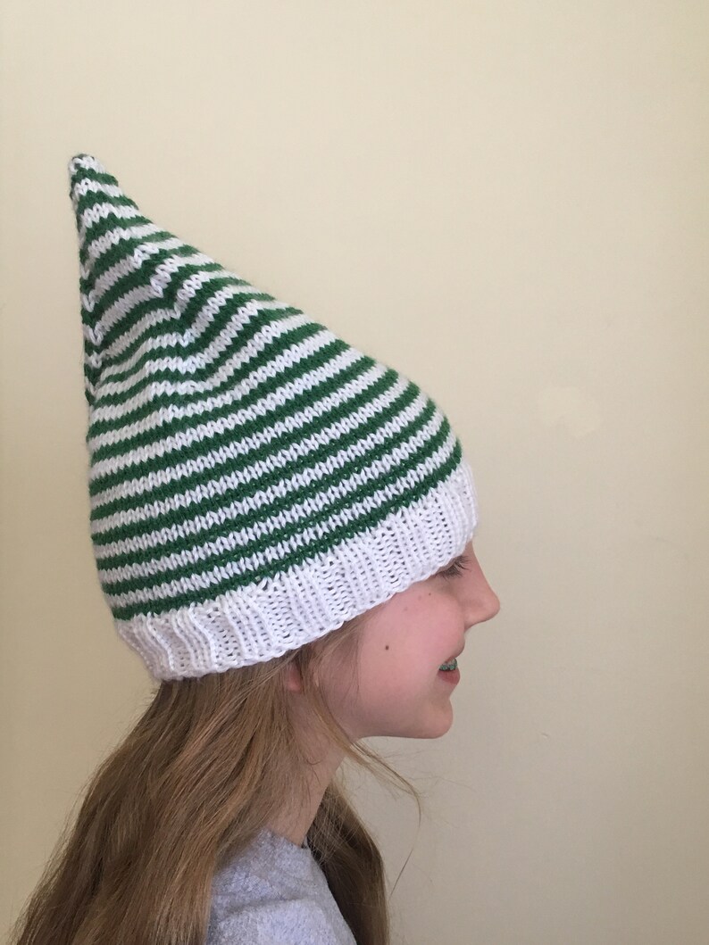 Knit PATTERN Mindy's Knit Elf Hat Pattern 8 Sizes - Etsy