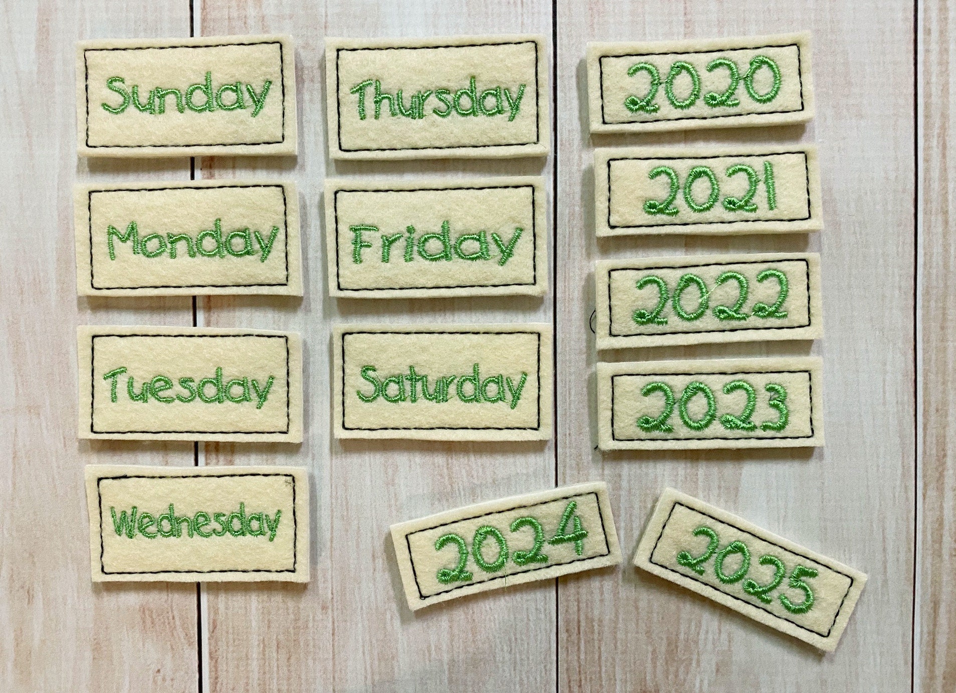 Felt Calendar Felt Board Pieces | Etsy