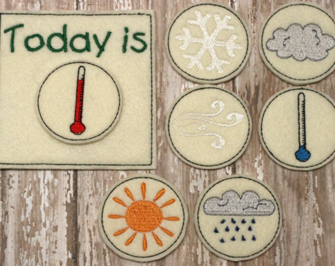 Felt Weather Chart - Etsy