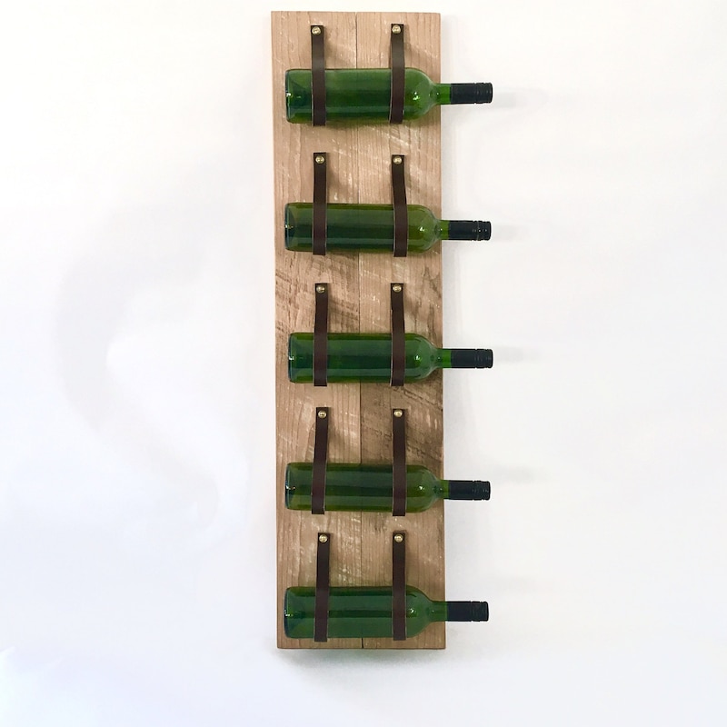 Rustic Wine Rack for Wall - Etsy