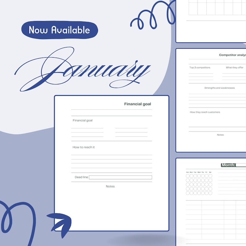 2026 Business Planner PDF | Printable Business Planning Bundle ...