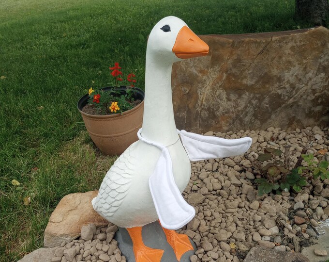 Yard Goose Garden Goose Porch Goose Posable Arms 27" - 28" Goose - Etsy
