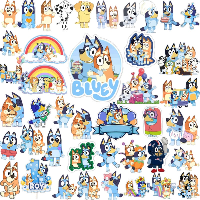 Bluey Sticker - Etsy UK
