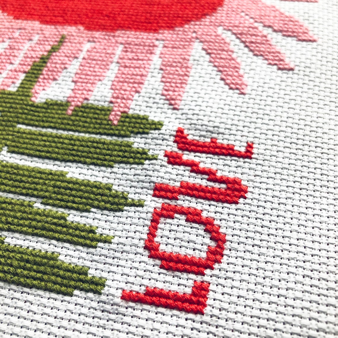 LOVE Cross Stitch Kit | Etsy