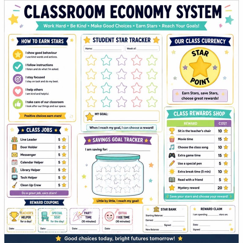 Teacher Reward Chart Maker, Printable Classroom Behavior Charts ...