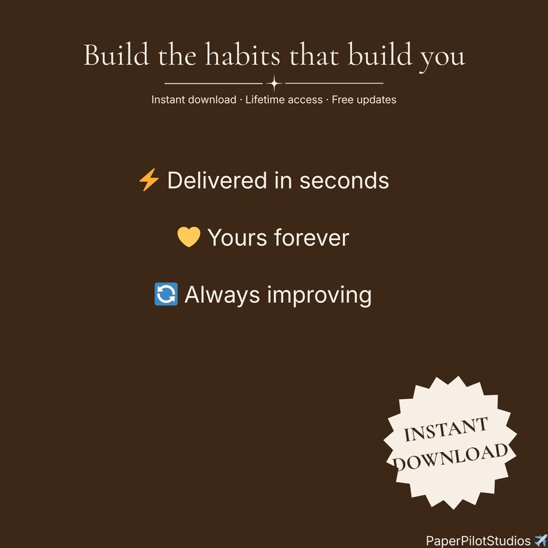 Interactive Habit Tracker , Digital Habit Planner, Streak Tracker, Goal ...