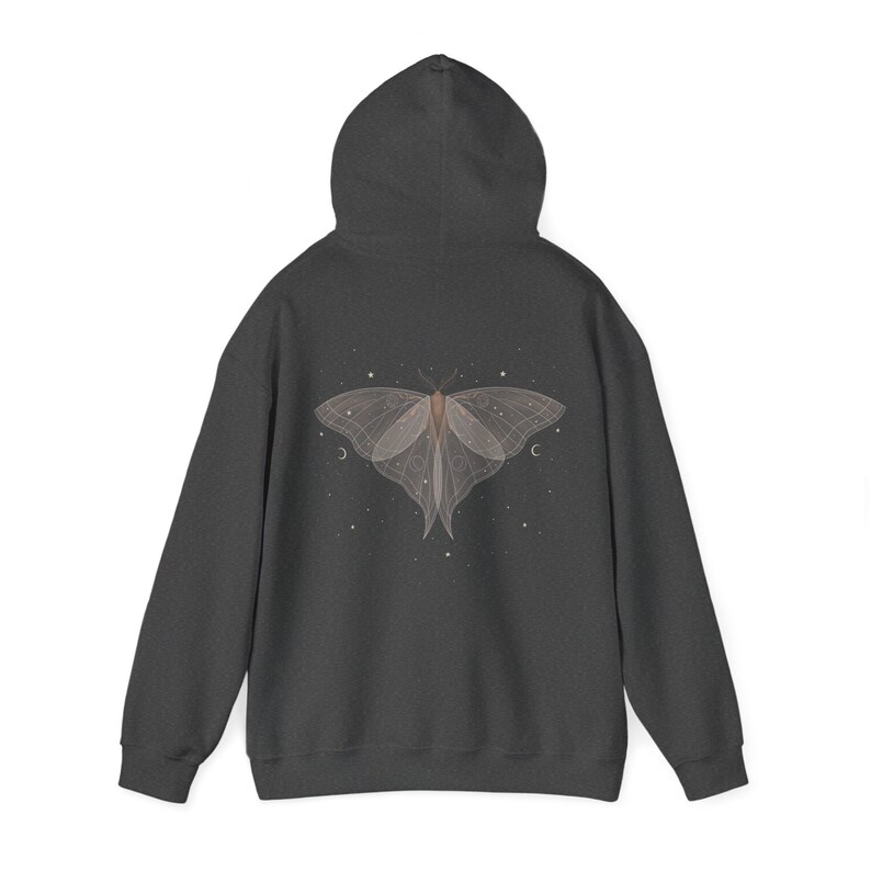 Magical Moth Hoodie Fairy Grunge Whimsigoth Clothing Granola Girl Moth ...