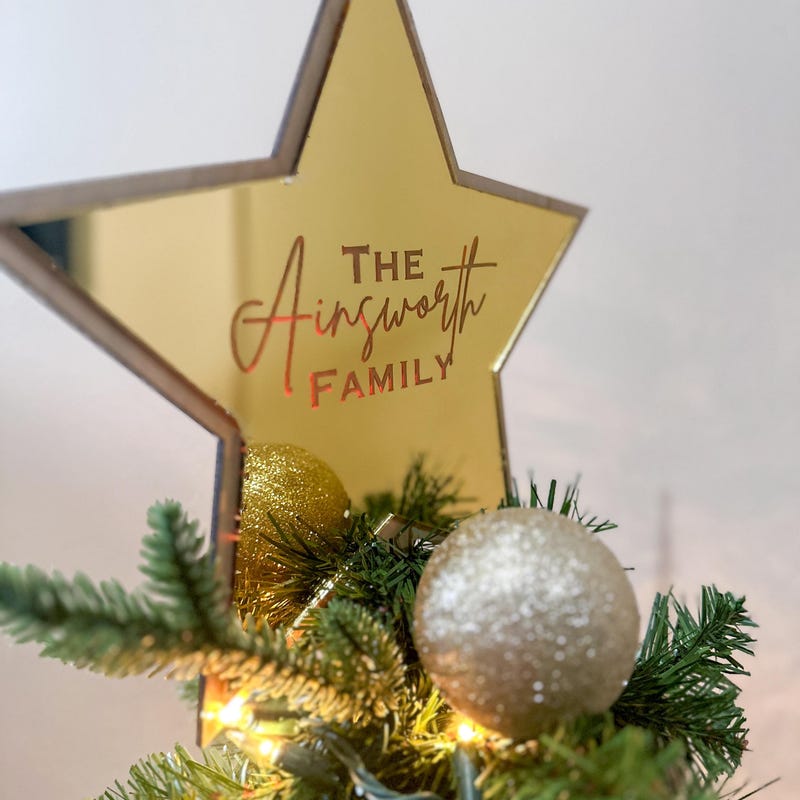 Custom Tree Topper - Etsy