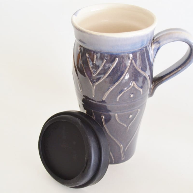Pottery Travel Mug - Etsy