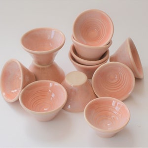 IN STOCK, One Miniature Pink Bowl, Air Plant Pot, Hand-thrown Pink ...