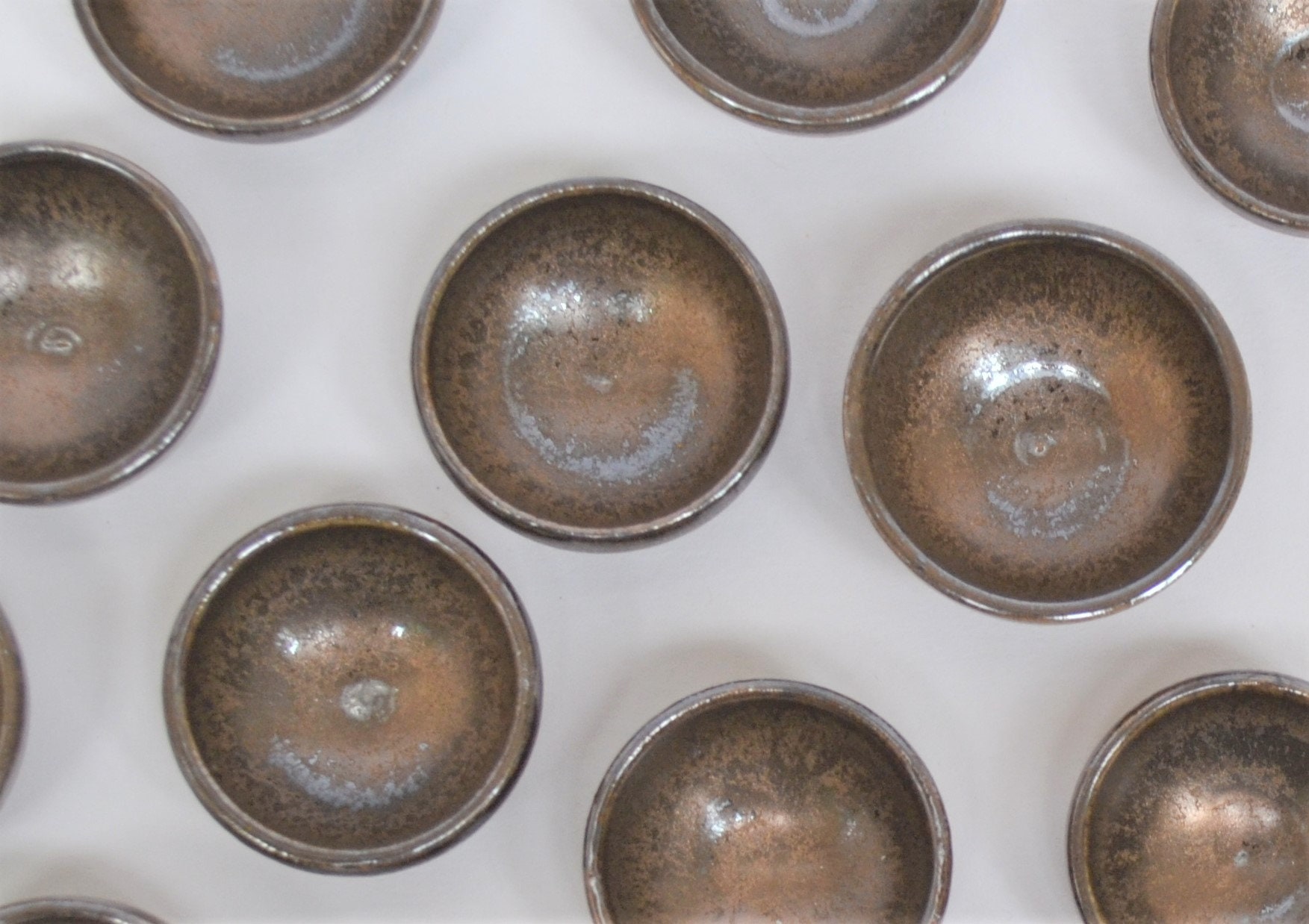 IN STOCK Tiny Bronze Pottery Pot Little Handmade Ceramic - Etsy