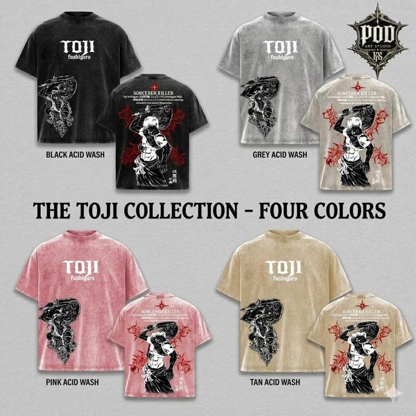 Toji Anime Clothing - Etsy