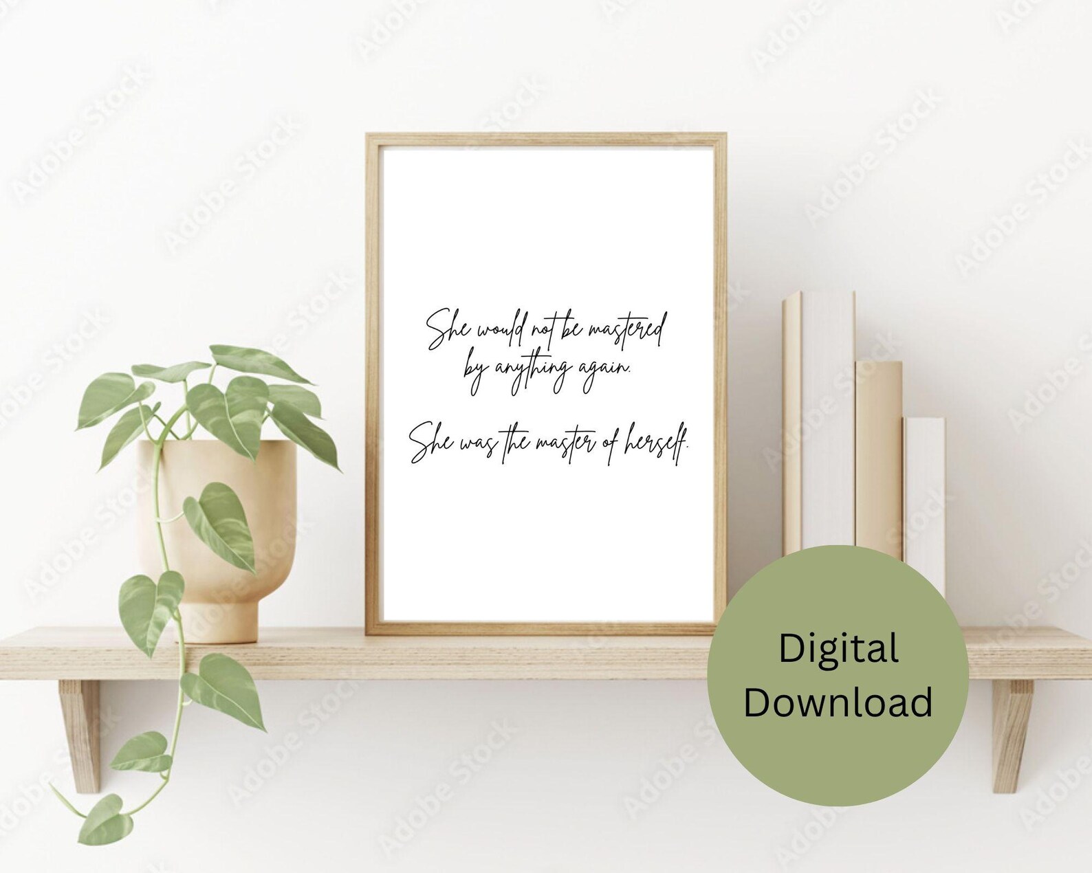Nesta Archeron ACOTAR A Court of Silver Flames Book Quote Digital Wall ...