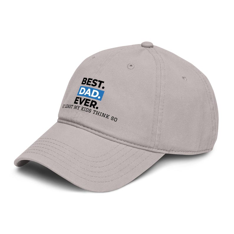 Embroidered Dad Hat, "dad Ever" Cotton Cap, Father's Day Gift - Etsy