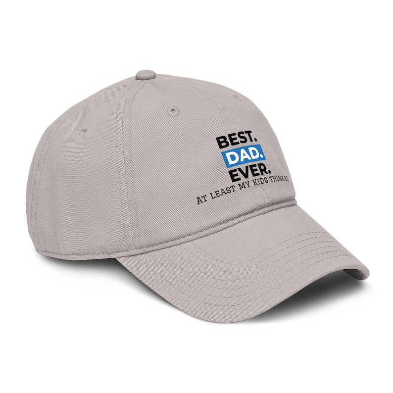 Embroidered Dad Hat, "dad Ever" Cotton Cap, Father's Day Gift - Etsy