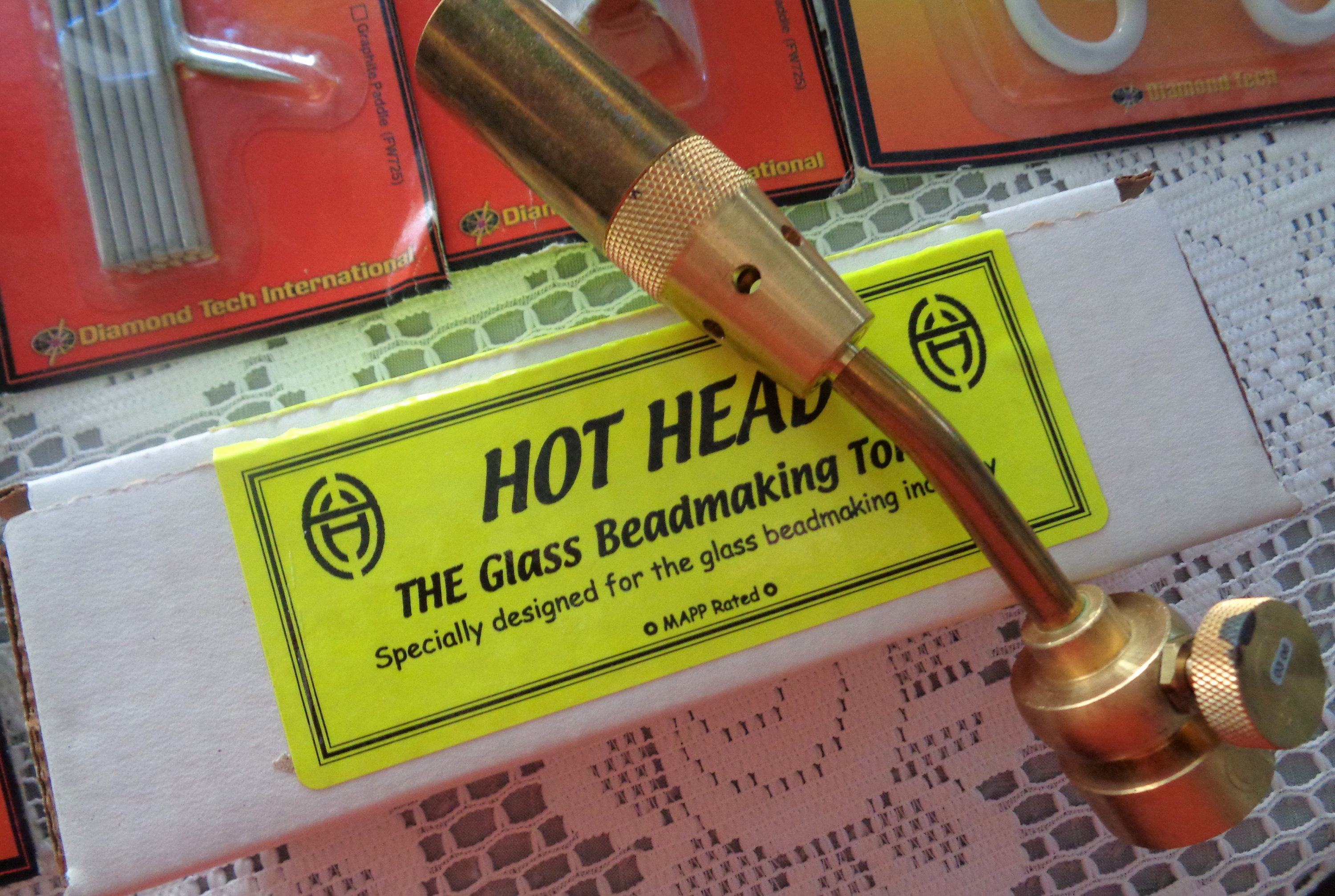 FIREWORKS Hot Glass Artist's Tools Torch Marver Rest Tongs - Etsy