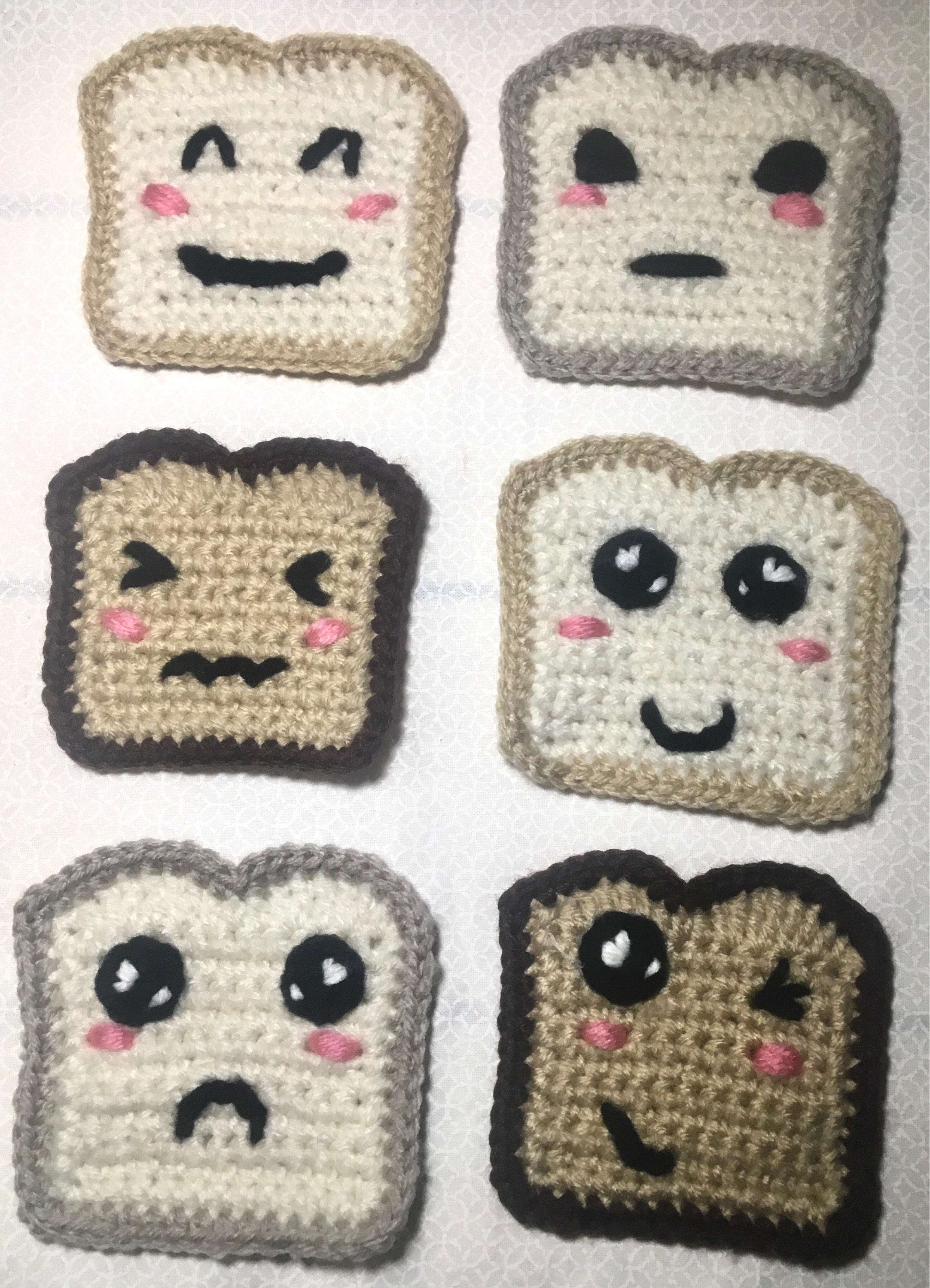 Toast With Personality - Crochet Pattern - Etsy