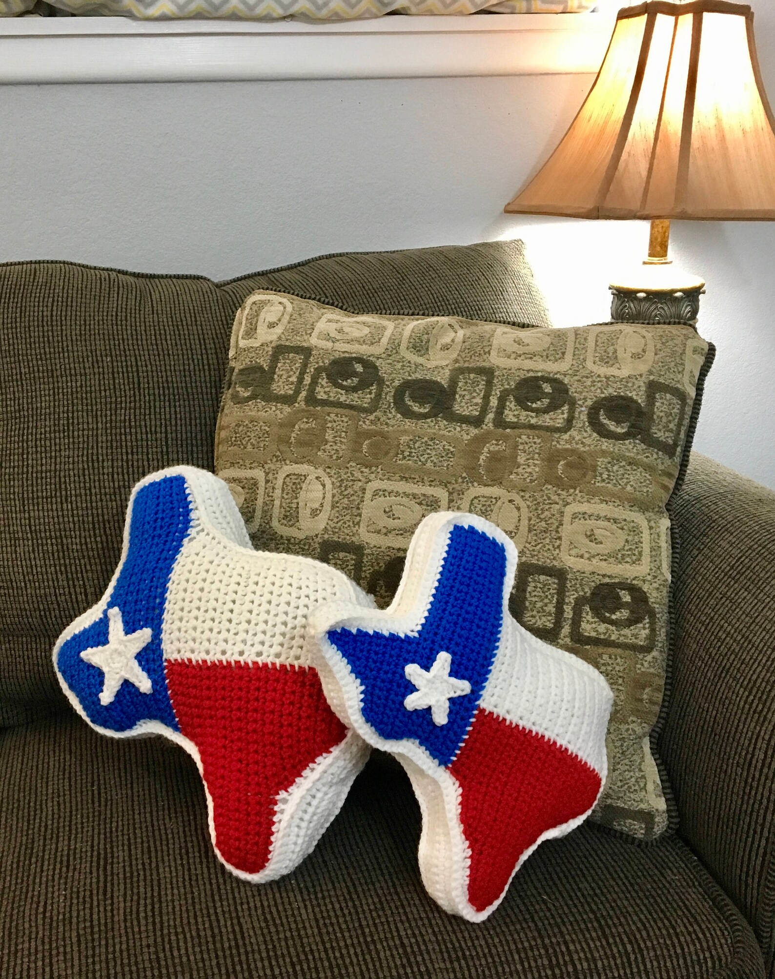 Texas State Flag Pillow - Etsy