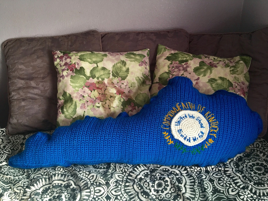 Kentucky State Pillow Crochet Pattern - Etsy