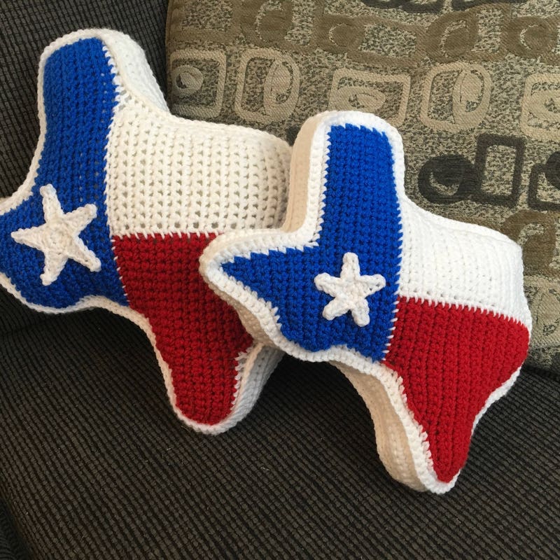 Texas Pillow - Etsy