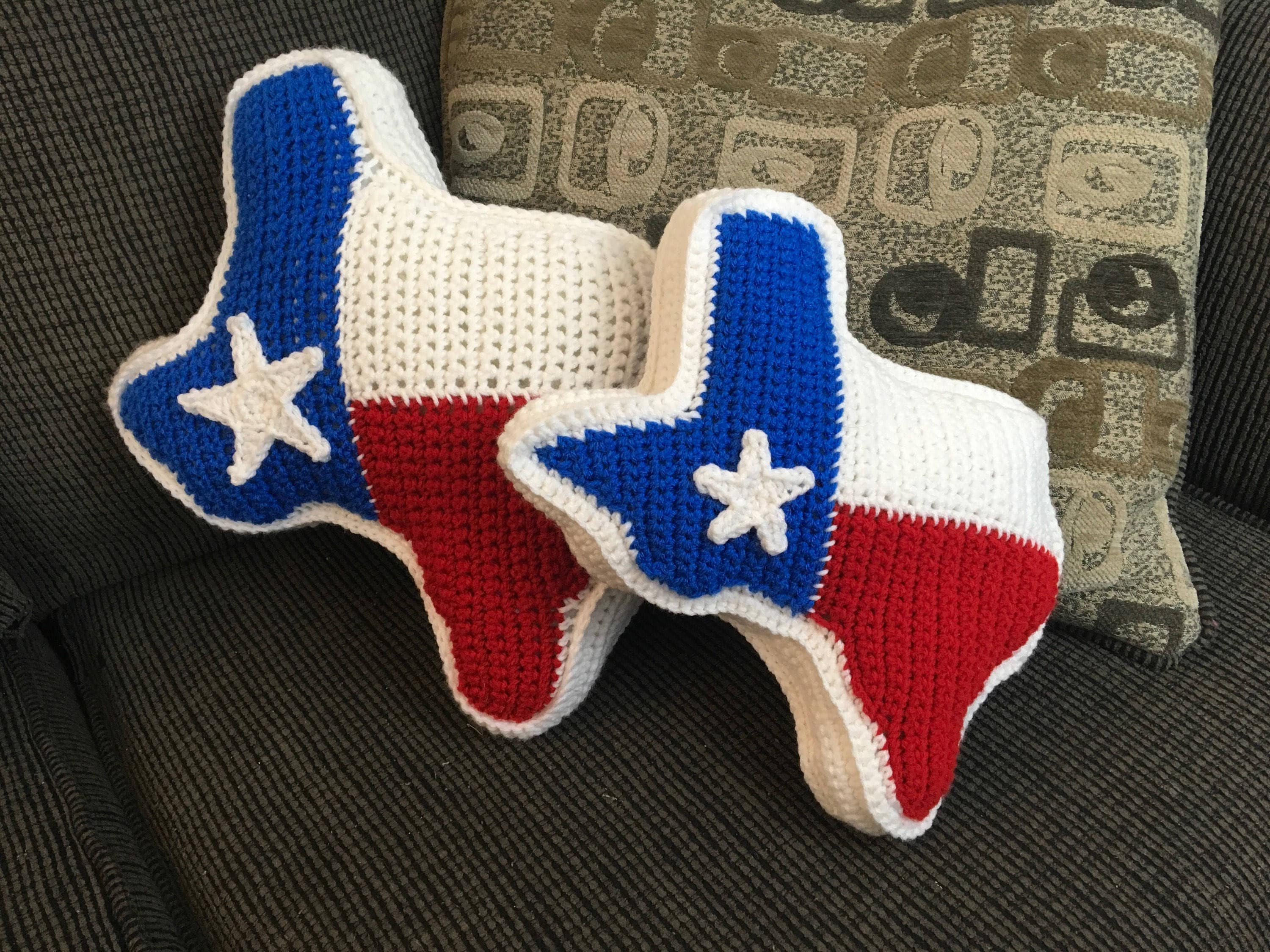 Texas State Flag Pillow - Etsy