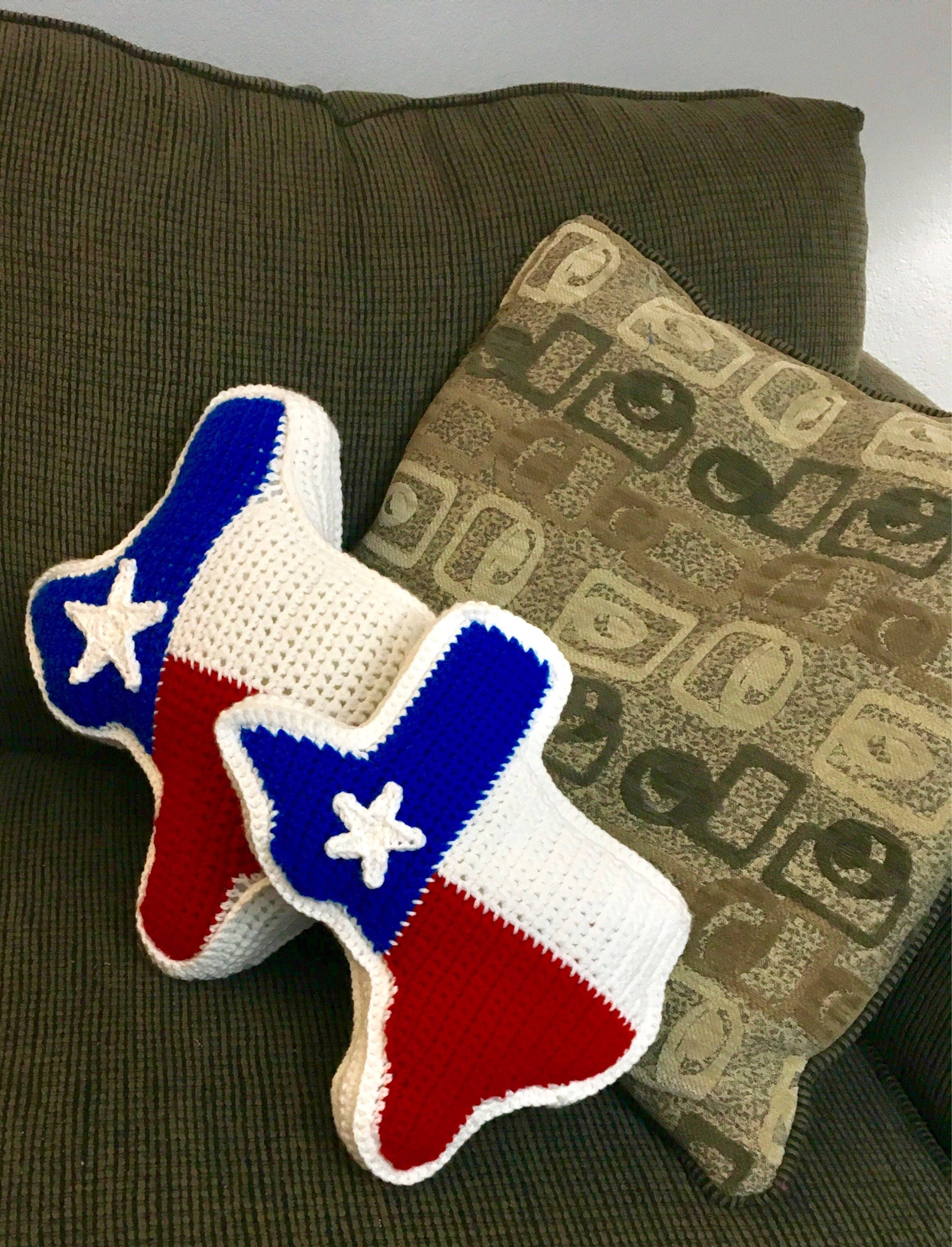 Texas State Flag Pillow - Etsy