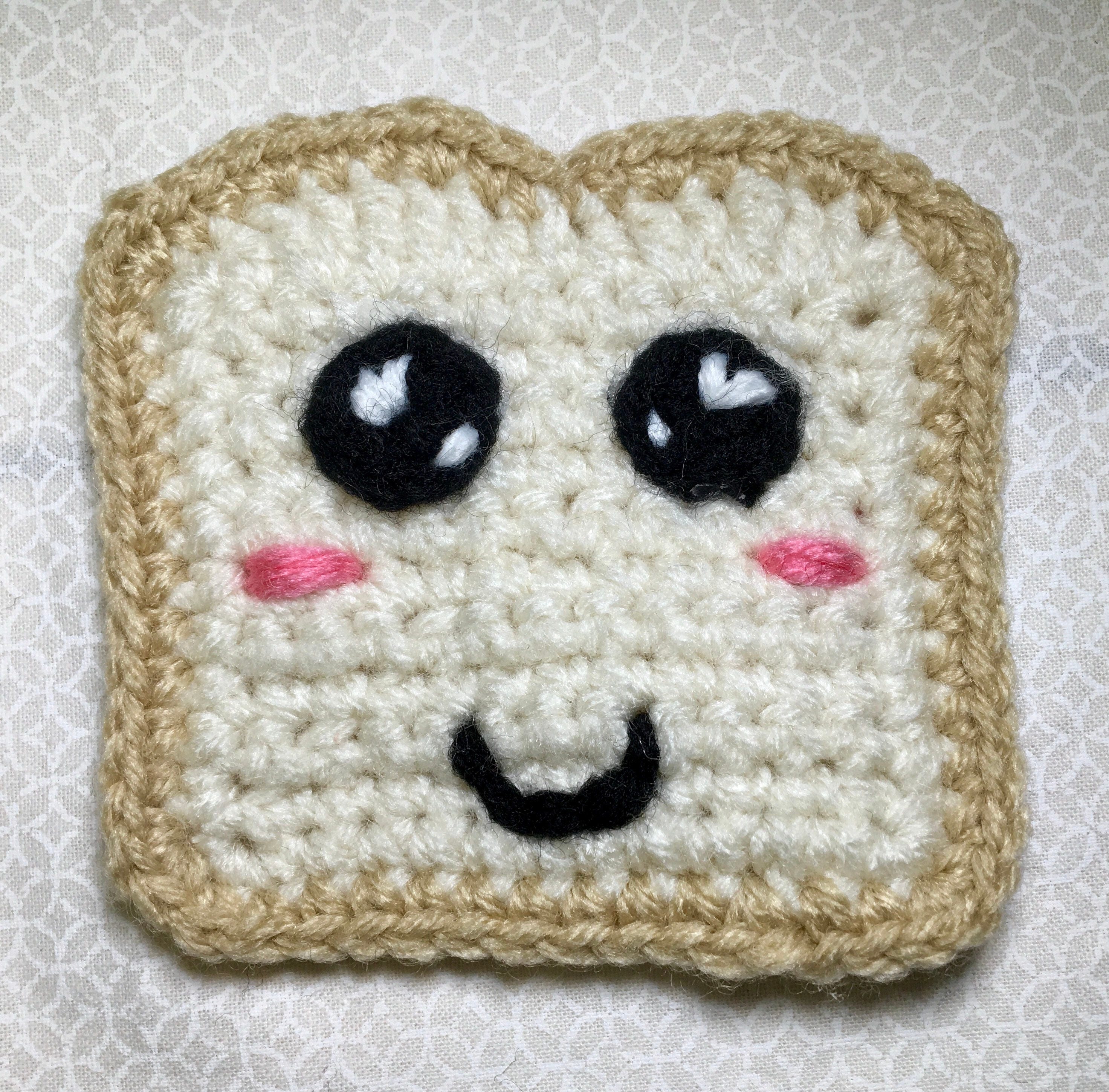 Toast With Personality - Crochet Pattern - Etsy