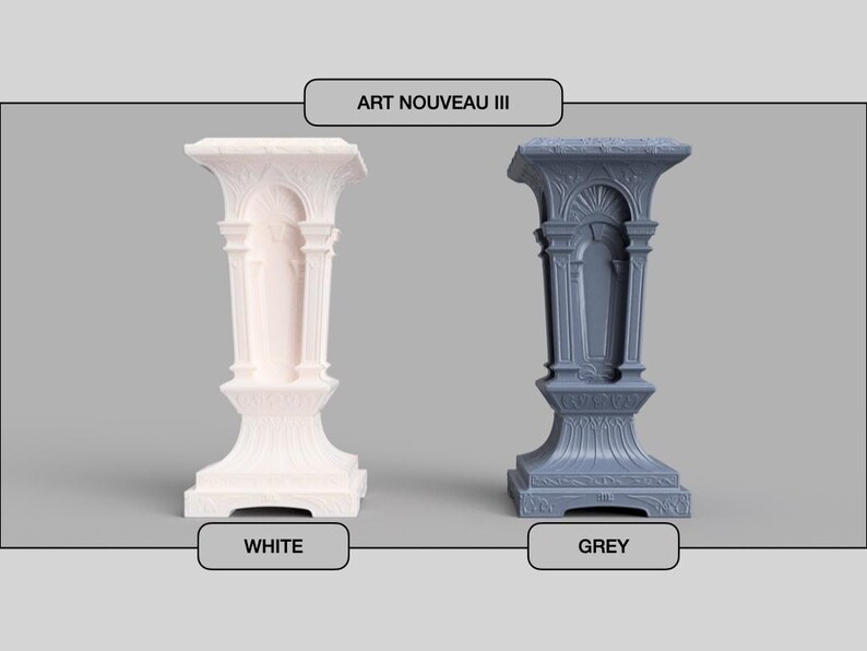 Art Nouveau III Decorative Vase (240mm) - Etsy