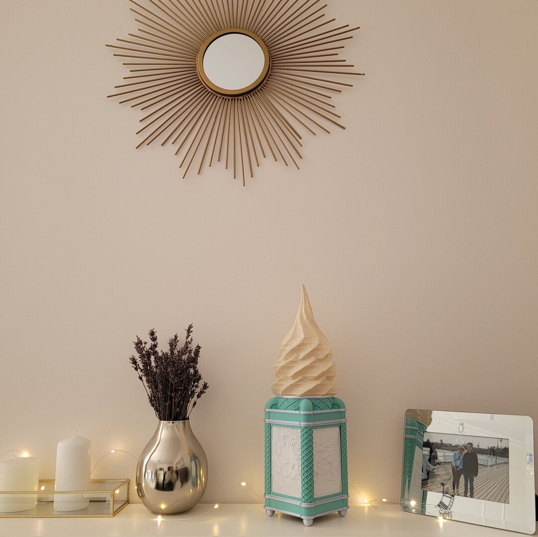 Customised American Vintage Ice Cream Lamp - Etsy