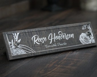 Rustic Name Plate | Etsy
