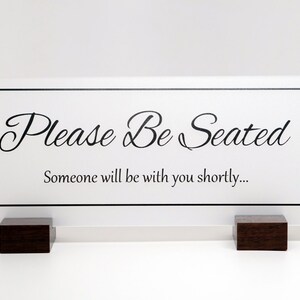 Please Be Seated Sign. 12 Wide X 5 Tall - Etsy Australia