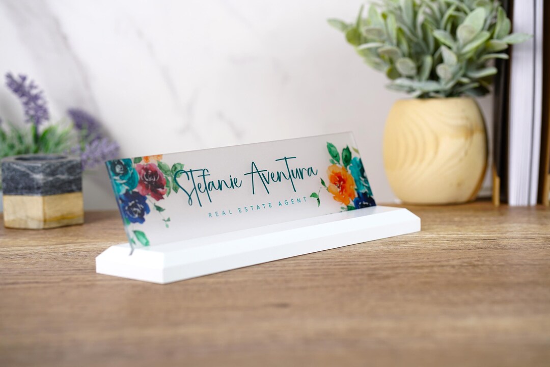 Classic Desk Name Plate. Perfect Accessory for Your Desk Decor. Made ...