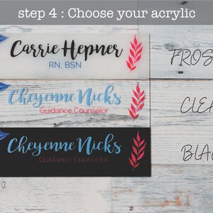 Modern Desk Name Plate. Made Exclusively by Garo Signs. Size 10" X 2.5 ...